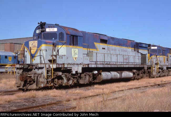 Delaware & Hudson Alco C628 # 608 in storage
